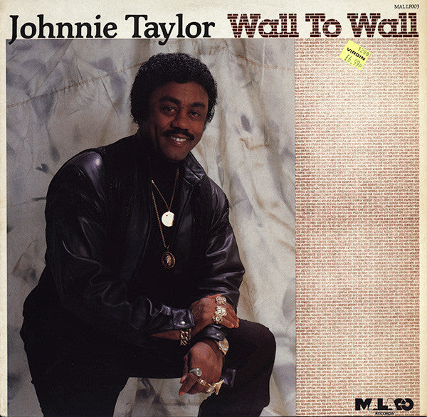 Johnnie Taylor - Wall To Wall (1985 US Press) — Vinyl Vault